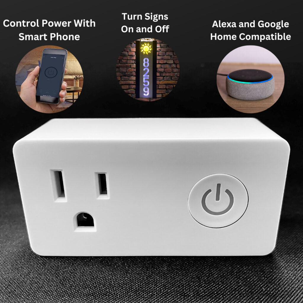 Wi-Fi Smart Plug Outlet - Metal Signs and Your Designs