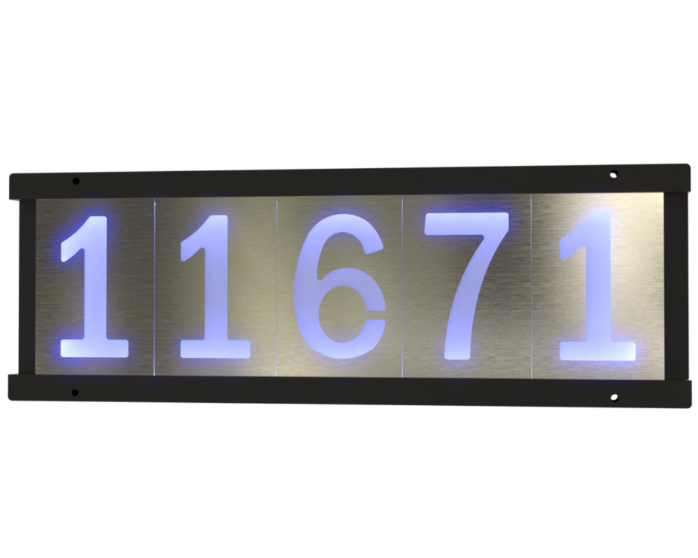 Swap-A-Tile Custom Address Sign - Metal Signs and Your Designs