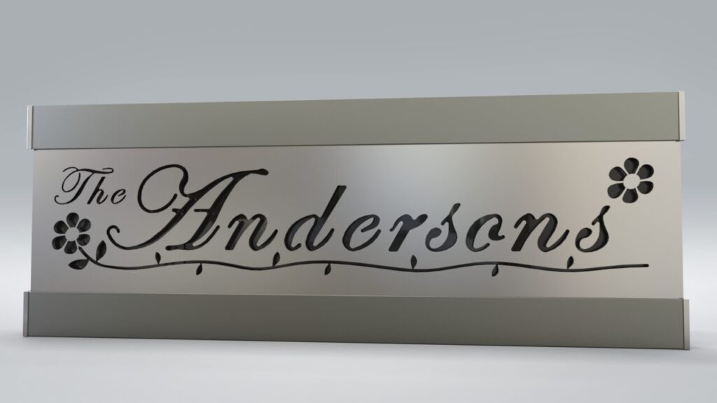 Metal Wedding Name Plates - Metal Signs and Your Designs